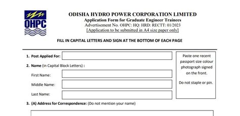 OHPC Recruitment 2023 Apply For 38 Graduate Engineer Trainee Vacancies