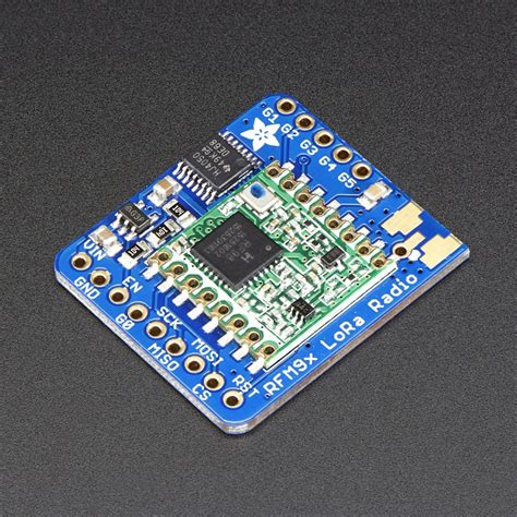 Adafruit Rfm95w Lora Radio Transceiver Breakout 868 Or 915 Mhz
