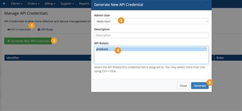 How To Create Api Credentials In Whmcs Phox Documentation