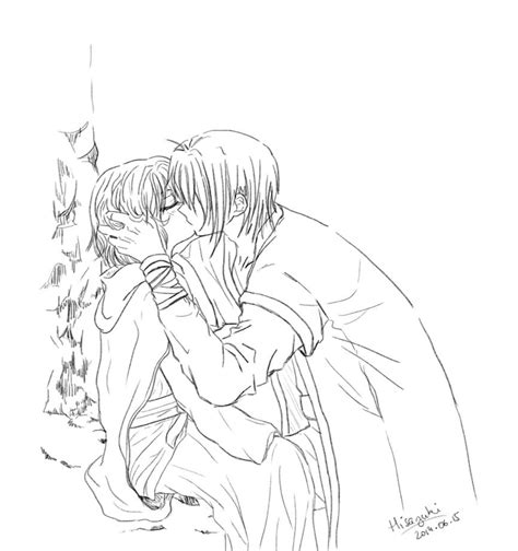 Hak X Yona The Kiss By Kuromizu On Deviantart