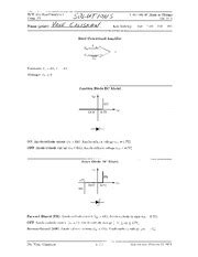 ECE Exam With Answers ECE ELECTRONICS I University Of Illinois At Chicago Exam