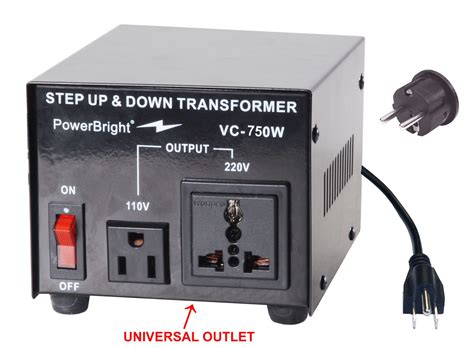 Power Bright Vc750w Voltage Transformer 750 Watt Step Up Down Converter