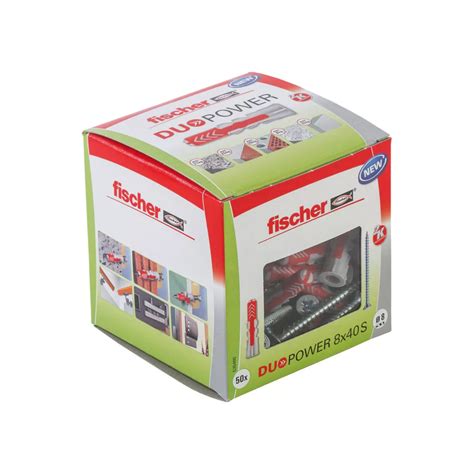 Fischer Duopower Universaldübel 8 X 40 S Ld Mit Schraube 535460 50 S