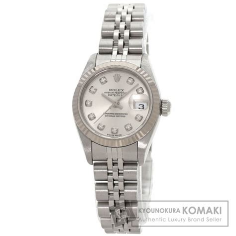 ロレックス Rolex 79174g デイトジャスト 10p ダイヤモンド 腕時計 ステンレススチール Ss 中古の通販はau Pay