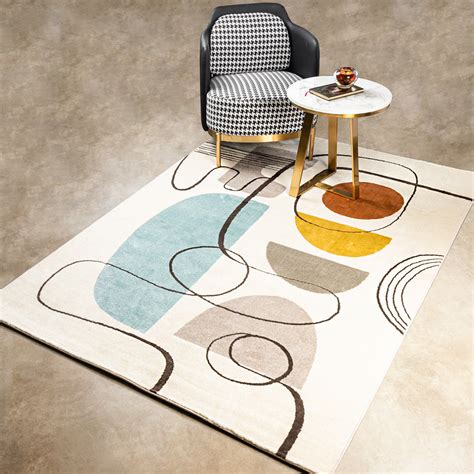 Verve Geometric Cross Pattern Rug 5 X 7 5 Feet Dekor Company