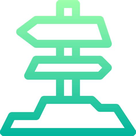 Direction Basic Gradient Lineal Color Icon