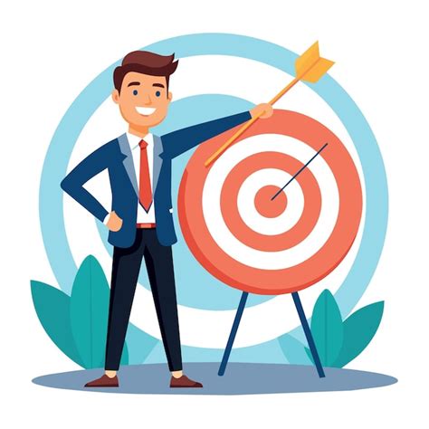 Business Objective Purpose Or Target Goal And Resolution To Aim For Success Aspiration And Motiv