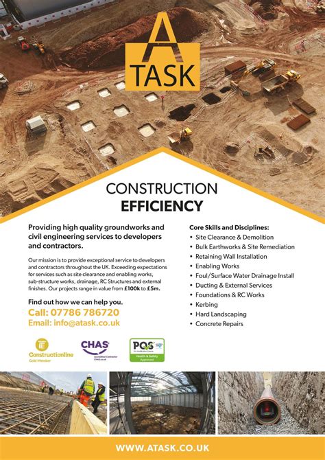 groundworks construction atask a task