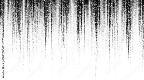 Black Matrix Texture On The White Background With Different Dots And