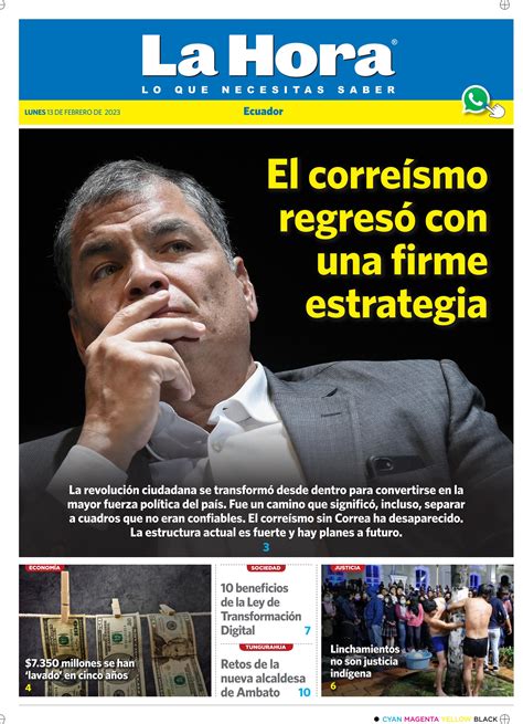 Nacional 13 De Febrero 2023 By LA HORA Ecuador Issuu
