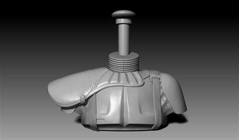 Scout Trooper Commander With Pauldron Stand Helmet 3d Model 3d