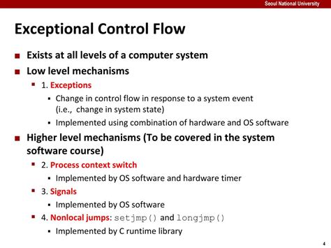 Exceptional Control Flow - ppt download