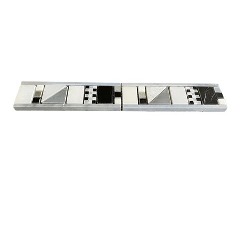 Blue Stone Nero Marquina And Thassos Marble Geo Border All Marble Tiles