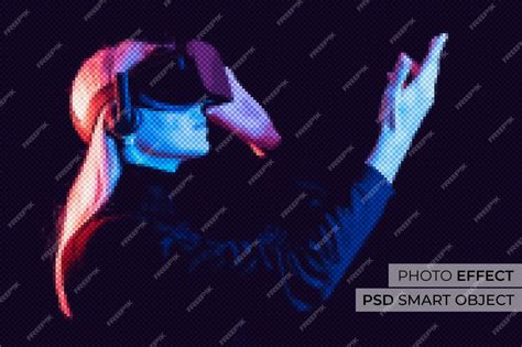 픽셀 사진 효과 디자인 무료 Psd 파일