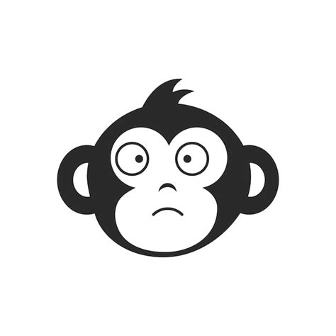 Premium Vector Funny Monkey Face