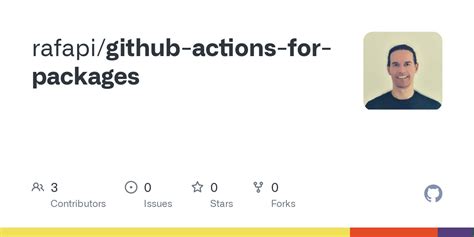 GitHub Rafapi Github Actions For Packages