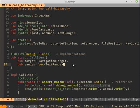 auto unload expand macro result · issue 665 · fannheyward coc rust