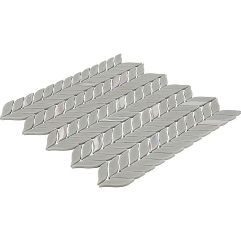 Daltile Starcastle Glass Leaf Mosaic Supernova Floorzz