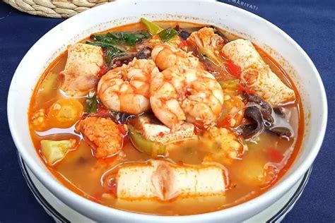 Resep Tomyam Seafood Kuah Pedas Cara Membuatnya Simple Indozone Food