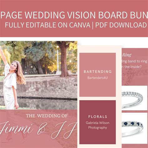 Vision Board Template Powerpoint Etsy