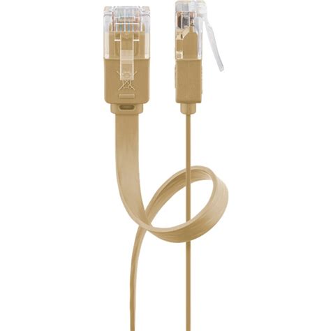 Goobay Flat Patch Cat6 Uutp Rj45 Rj45 M M Light Brown 20m • Preis
