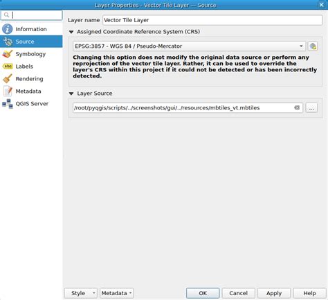 Class Qgsvectortilelayerproperties