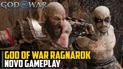 NOVO gameplay de God of War Ragnarok mostra NOVO COMBATE épico