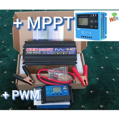 Jual Paket Inverter 800w 12v Scc Pwm 30a Atau Mppt 20a Utk Plts