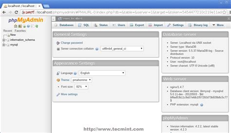 Installing Lemp Linux Nginx Mysqlmariadb Phpphp Fpm And Phpmyadmin In Gentoo Linux