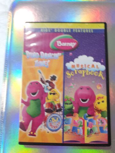 Barney Dino Dancin Tunesmusical Scrapbook Dvd 2015 2 Disc Set