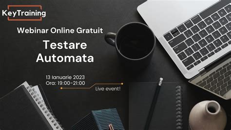 Webinar Gratuit Testare Automata Linkedin