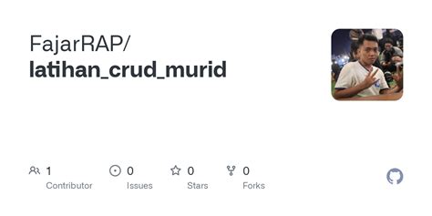 GitHub FajarRAP Latihan Crud Murid