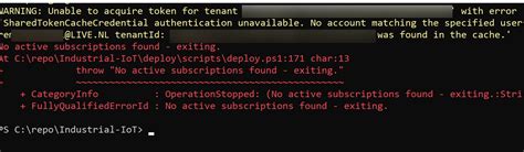 deployment error · issue 1488 · azure industrial iot · github