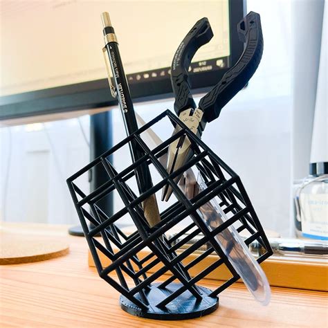 Lattice Cube Holder By Kakeru Download Free Stl Model