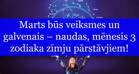 2024 Gada Marts Būs Veiksmes Un Galvenais Naudas Mēnesis 3 Zodiaka