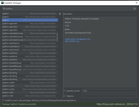 Juypter Notebookipython的安装与配置juyper下载 Csdn博客
