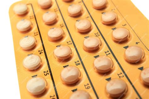 Premium Photo Oral Contraceptive Closeup