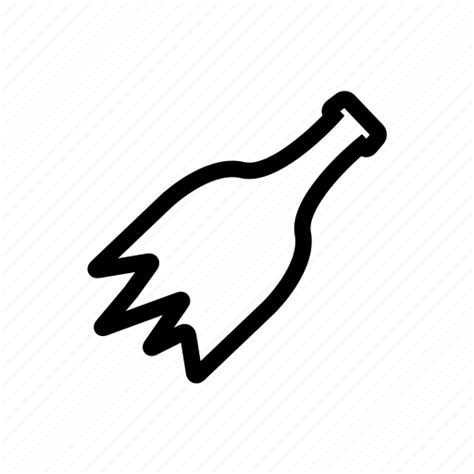 Bottle Broken Cartoon Glass Sharp Smash Icon Download On Iconfinder