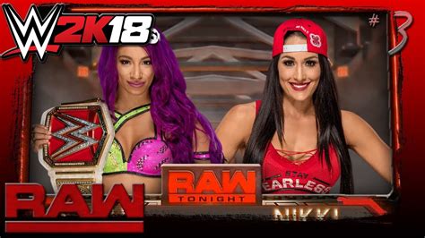 Wwe 2k18 Womens Universe Mode 3 Bella Statement Ps4 Youtube