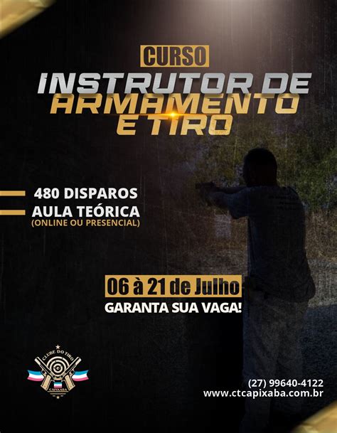 Curso De FormaÇÃo De Instrutor De Armamento E Tiro Julho De 2024