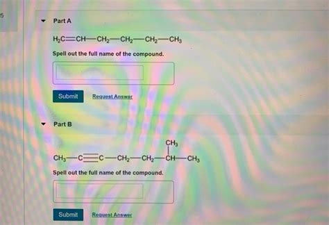 Solved Part A H с снсн сH сHсH Spell out the full name Chegg com