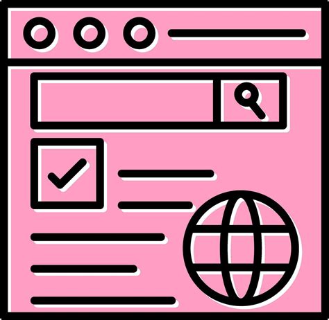 Web Browser Vector Icon 31019434 Vector Art At Vecteezy