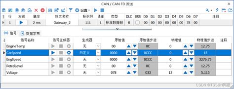 干货分享 tsmaster报文发送的信号生成器操作说明 csdn博客