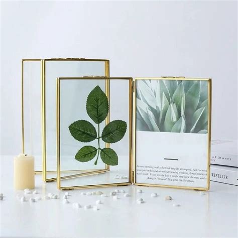 Golden 2 Sided Glass Photo Frames For Decoration Size 5x7 Inch At ₹ 599piece In Moradabad