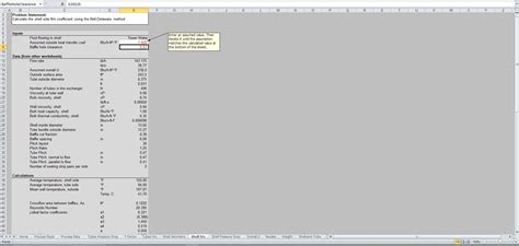 Heat Exchangers Excel Workbook Eloquens