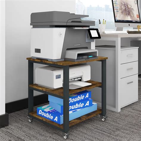Natwind 3 Tier Laser Printer Cart 197x197x226 Large