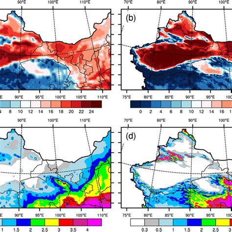 A Configuration Of Nested Model Domains B Spatial Distributions Of