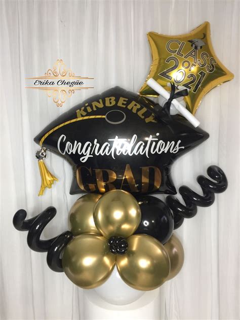 Bouquet De Globo Para Graduación 🎓 Ideas De Fiesta De Graduación