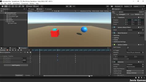 Unity Creating An Animation Clip YouTube