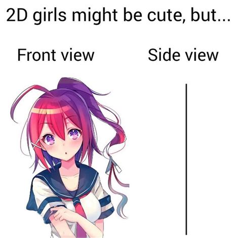 2D Girls Might Be Cute But R Technicallythetruth
